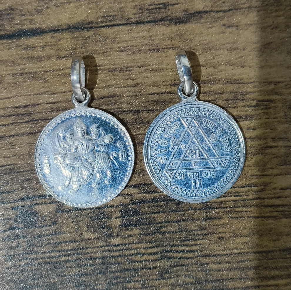 Ma Durga Silver Pendant Locket – Kalyanastrogems