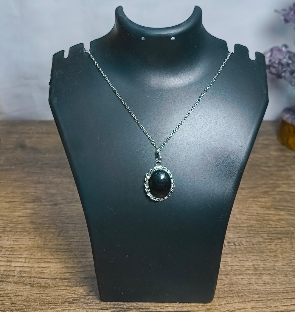 Black Obsidian / Agate stone Pendant Locket – Kalyanastrogems