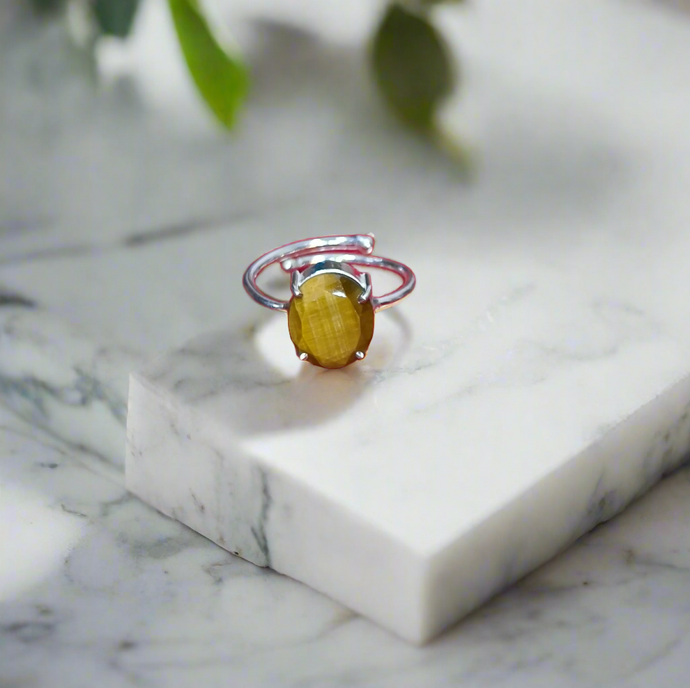 Tiger eye Stone ring – Kalyanastrogems