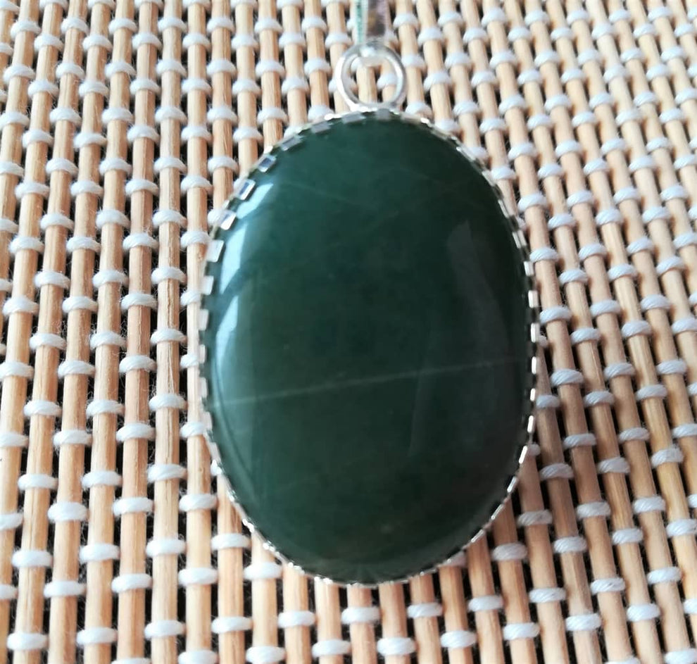 Green Jade Gemstone Pendant (Margaj locket) – Kalyanastrogems