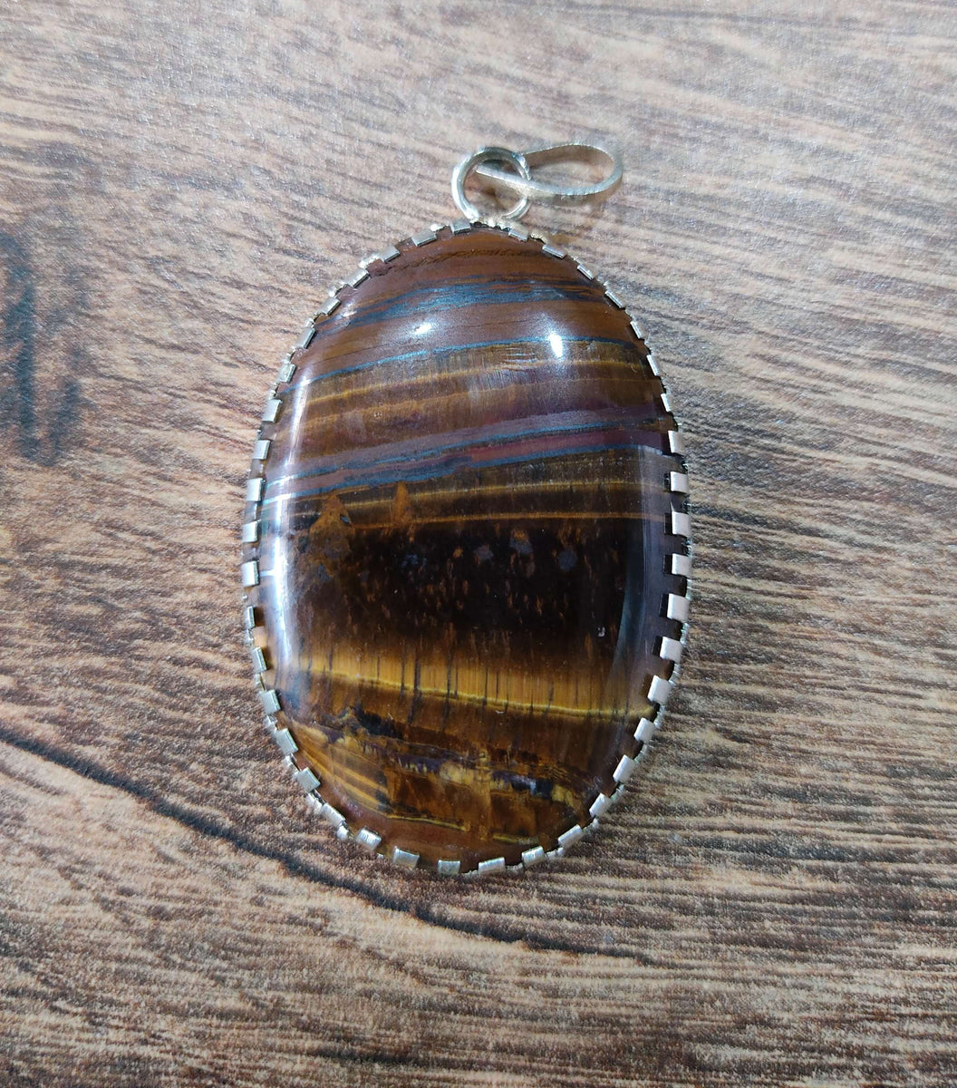 Tiger eye Stone Pendant | Kalyanastrogems